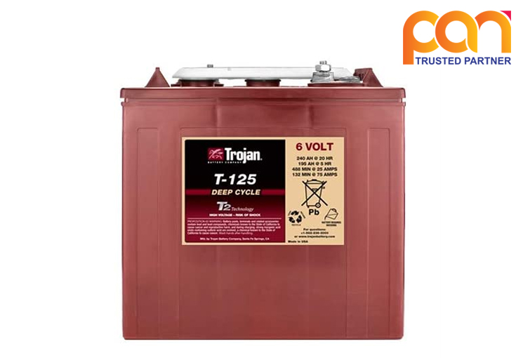 Bình ắc quy Trojan T-125 6V | Công ty CP Thương Mại Pan